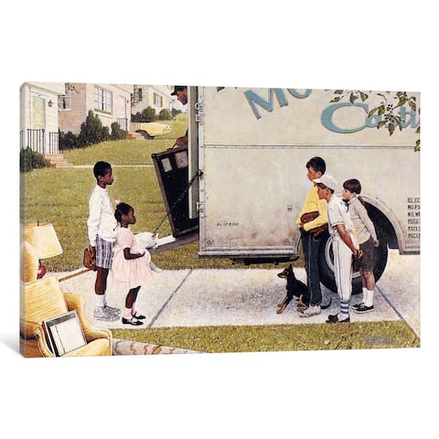 iCanvas Norman Rockwell 'The Problem We All Live With (Ruby Bridges ...