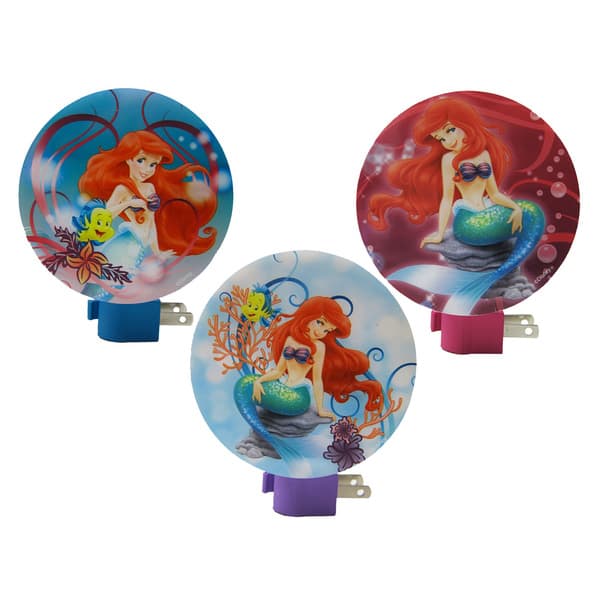 Ariel Little Mermaid Wall Night Lights (3-pack) - Bed Bath & Beyond ...