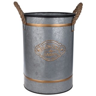 Huxley Grey Metal Decorative Buckets (Set of 3) - Bed Bath & Beyond ...