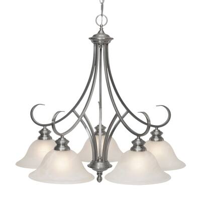 Golden Lighting Lancaster Five-Light Nook Chandelier - Overstock - 12799703