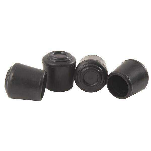 Soft Touch 4440795N 1-1/8" Black Rubber Tips 4 pc Set - Bed Bath ...