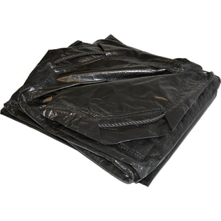 Foremost Dry Top Tarp Drawstring 50099 9' X 9' Black Tarp With ...