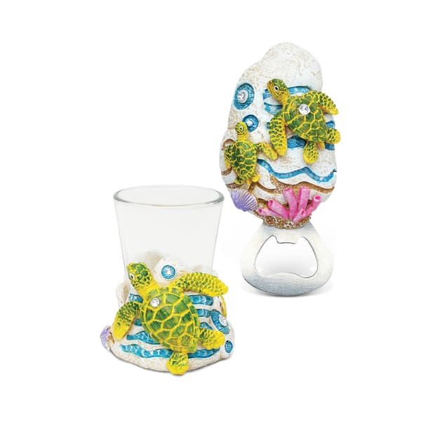 Home Decor Value Pack Sea Turtle Resin Stone collection - Set of 2 ...