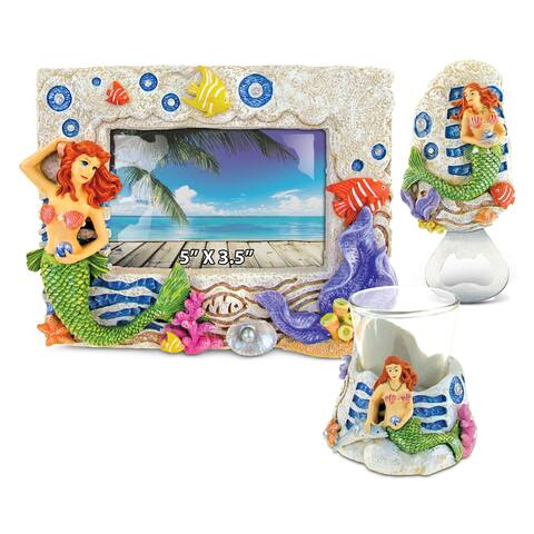 Home Decor Value Pack Mermaid Resin Stone collection - Set of 3 ...