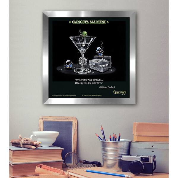 Michael Godard "Gangsta Martini (Living Large)" Fine Framed & Canvassed ...