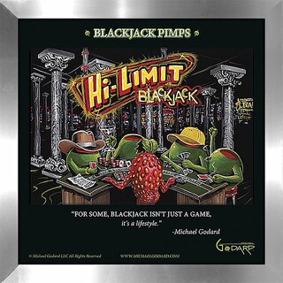 Michael Godard "Black Jack Pimps" Fine Framed & Canvassed Wall Art ...