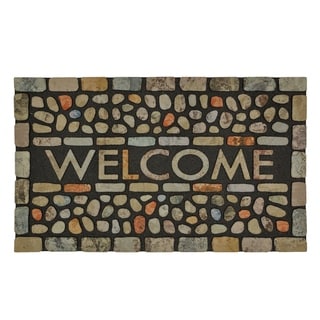 Mohawk Home Doorscapes Pebble Brook Light Mat (1'6 x 2'6) - Grey - 1' 6 ...