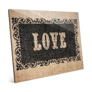 Ornate Love Wall Art on Acrylic - Bed Bath & Beyond - 12832928