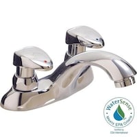Delta 86T Series Two Handle Metering Slow-Close Lavatory Faucet 86T1153 ...
