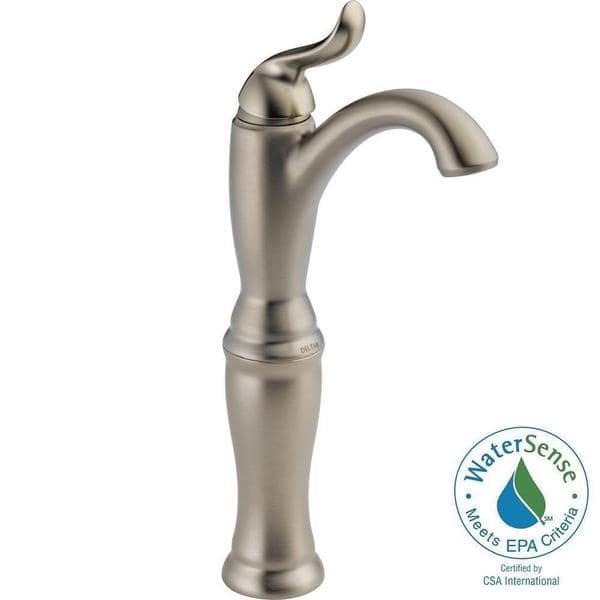 Delta Linden Single Handle Vessel Bathroom Faucet Stainless - Bed Bath ...