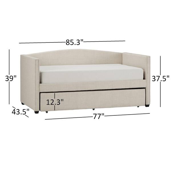Deco Linen Shelter Arm Daybed And Trundle By Inspire Q Bold Bed Bath
