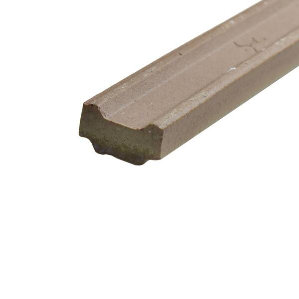 Merola Tile 1x5.875-inch Aspect Ivory Greek Key Listello Porcelain Wall ...