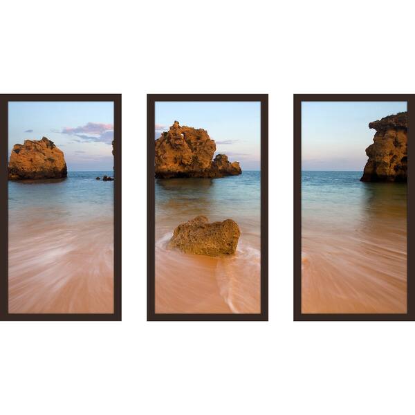 "On The Rocks Iii" Framed Plexiglass Wall Art Set of 3 - Bed Bath ...