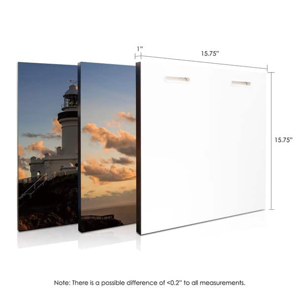 Furinno Senia 'Lighthouse' Wall Mounted Triptych Photography Prints ...