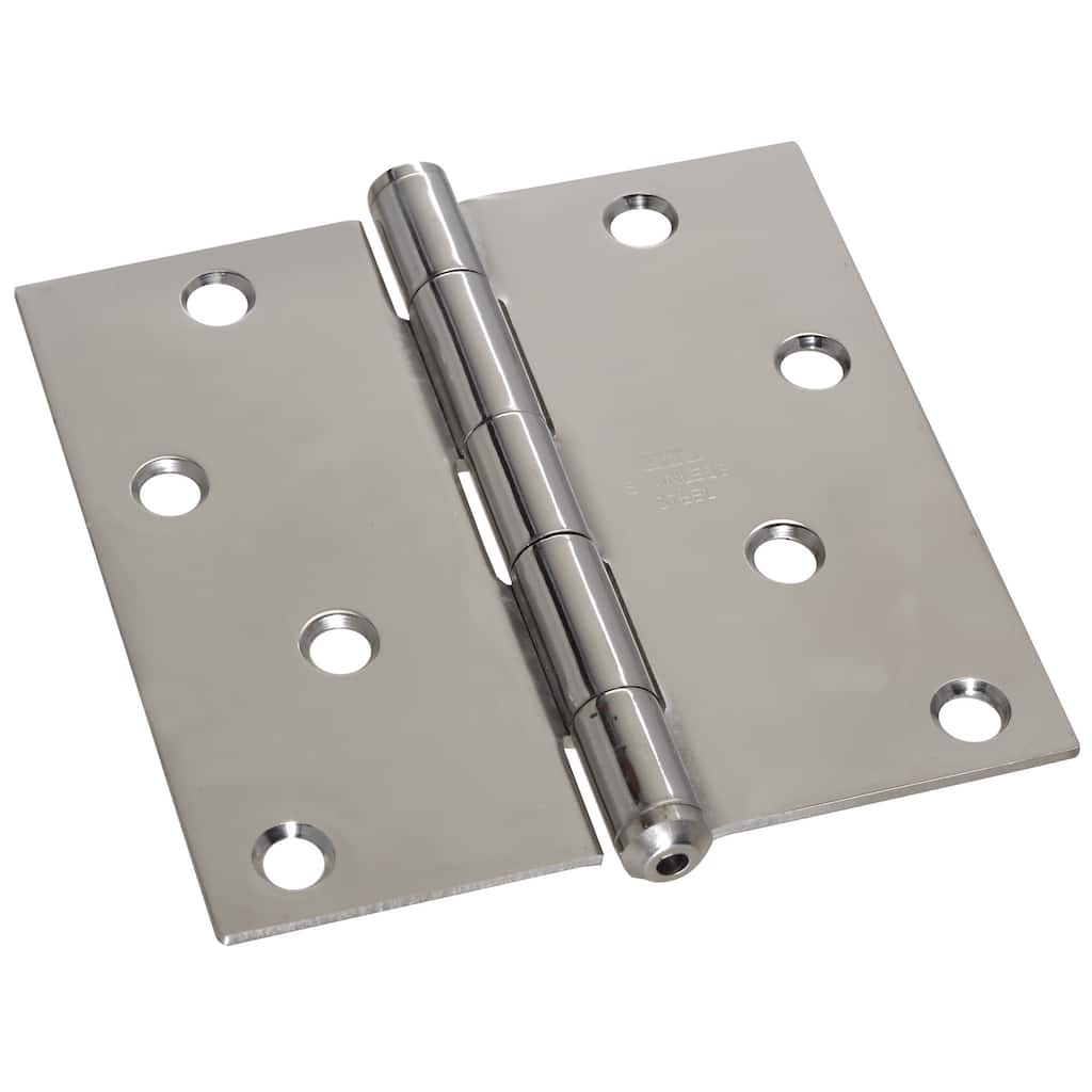 Stanley Hardware 753250 3" Zinc Light Duty Strap Hinges 2-ct - Overstock - 12862536