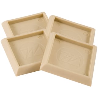Waxman Consumer Group 4652795N 2" Almond Square Caster Cups 4-ct - Bed ...