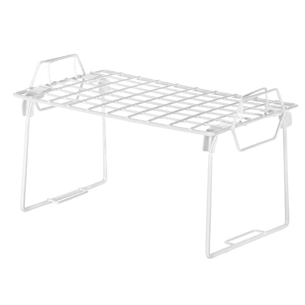 Whitmor 6023-3812 Small White Grid Stacking Shelf - Bed Bath & Beyond - 12863635