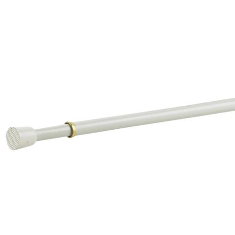 Levolor 28-inch to 48-inch White Spring Cafe Rods - Overstock - 12874686