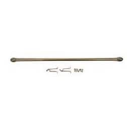Levolor 48-inch to 86-inch Brass Cafe Rods - Overstock - 12874911