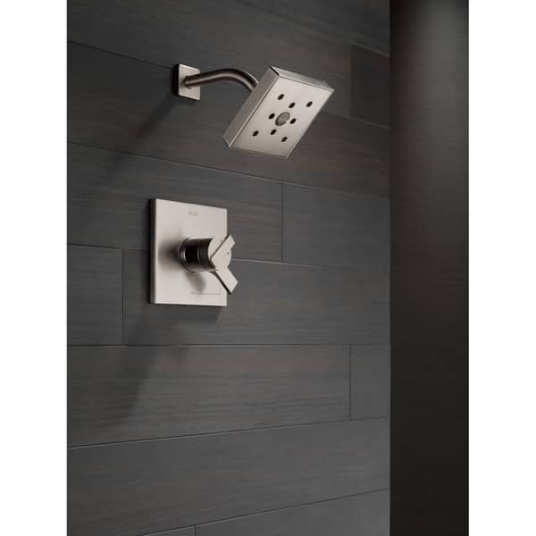 Delta Ara Monitor 17 Series H2Okinetic Shower Trim T17267-SS Stainless ...
