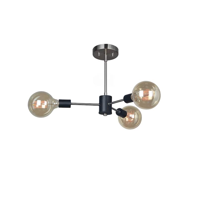 Woodbridge Lighting Ethan 3-light Pendant/Semi-flush - On Sale - Bed Bath & Beyond - 12884413