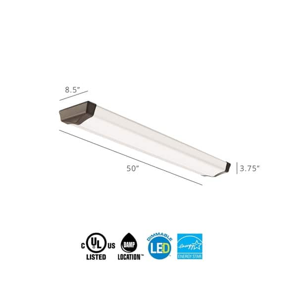 Lithonia Lighting FMLBDRL 48IN 40K 80CRI BZ Polished Bronze Plastic ...