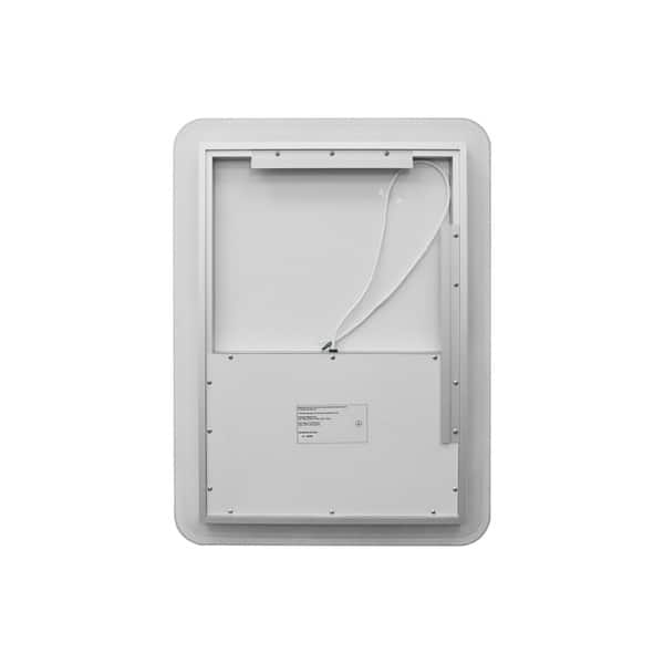 Innoci-USA Electra Rounded Arc Corner LED Lighted Vanity Mirror - Bed ...