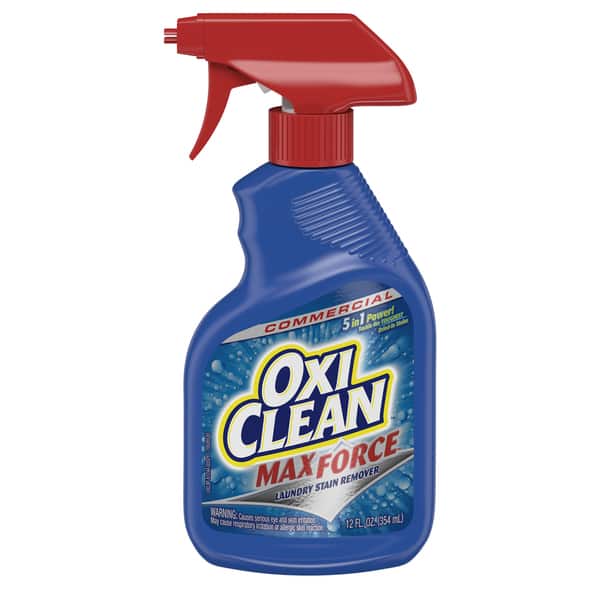 Oxi Clean 21064-1 12 Oz Max Force Commercial Laundry Stain Remover ...