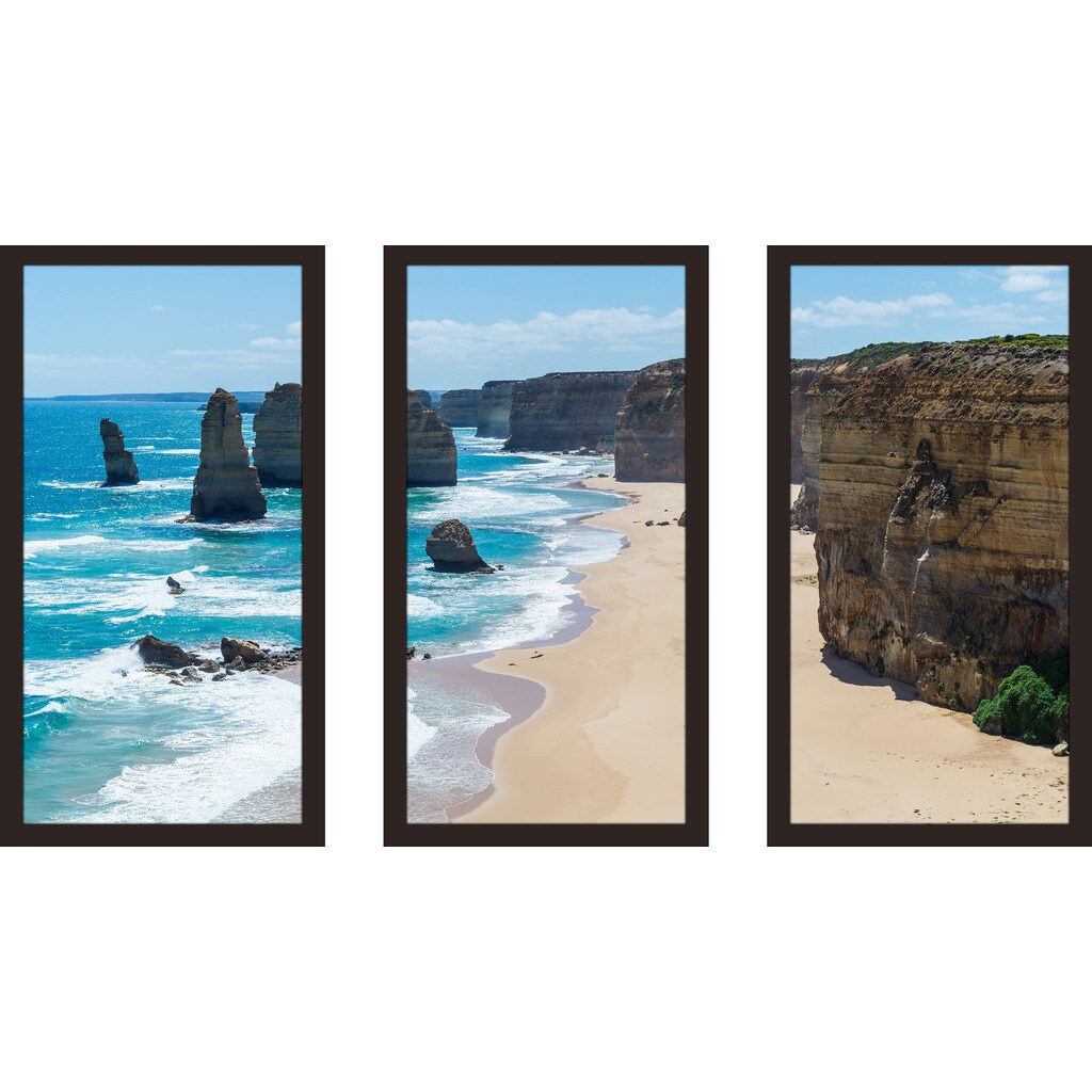 The Twelve Apostles Australia Framed Plexiglass Wall Art Set Of 3 Bed Bath And Beyond 12923276