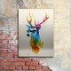 Robert Farkas 'Sunny Stag' Floating Brushed Aluminum Art - Bed Bath ...
