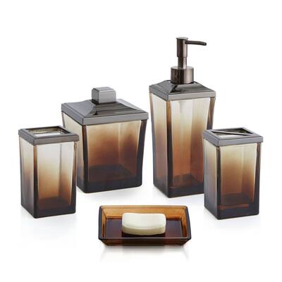 Ombre Bath Accessory Set - Overstock - 12924772