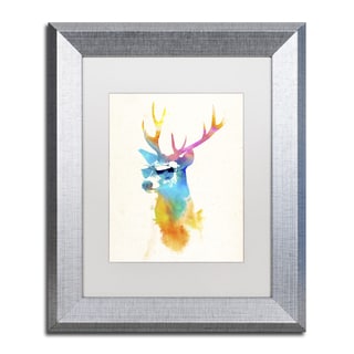 Robert Farkas 'Sunny Stag' Matted Framed Art - Bed Bath & Beyond - 12957620