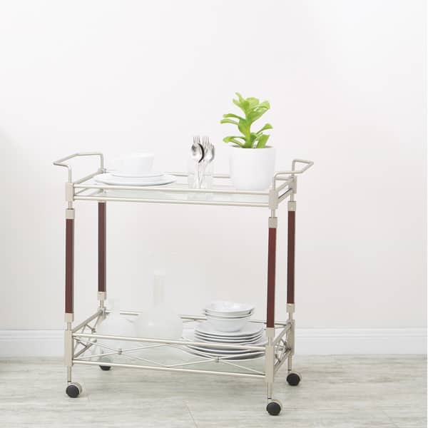 Silver Orchid Rita Serving Cart - Bed Bath & Beyond - 20254253