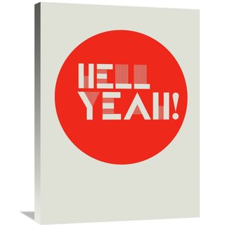 Naxart Studio 'Hell Yeah! 1' Stretched Canvas Wall Art - Bed Bath ...
