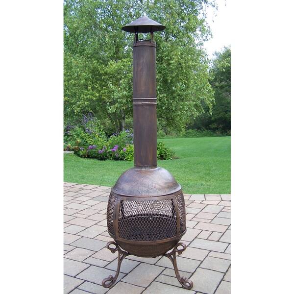 Orchard Chimenea Smoke Draft Pipe, 360 Fire-view Spark Protective ...