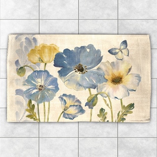 Laural Home Blue Poppies Accent Rug - Bed Bath & Beyond - 13005564