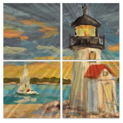 All My Walls Russ Potak 'Never Stop' Metal Wall Art - Overstock - 13005778