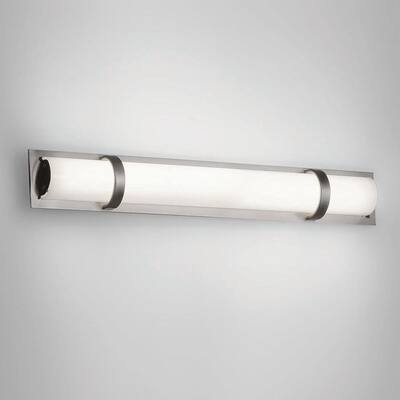 Vie LED 2700K Chrome and Brushed Nickel Bath and Wall Light - Overstock ...