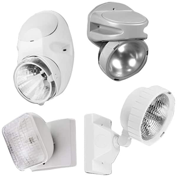 Lithonia Lighting White Thermoplastic LED Emergency Remote Head - Bed ...
