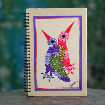 Handmade Paper 'Friends Forever' Journal (India) - Overstock - 13048079