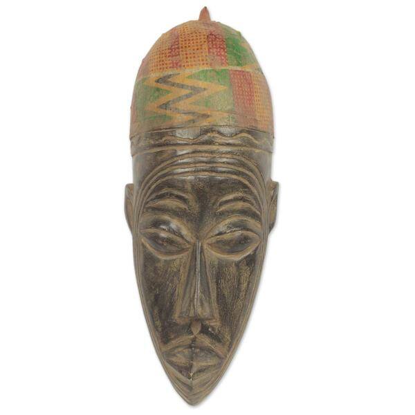 Handcmade Sese Wood 'Young Mossi Man' African Wall Mask (Ghana) - Bed ...