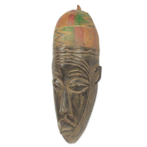 Handcmade Sese Wood 'Young Mossi Man' African Wall Mask (Ghana) - Bed ...