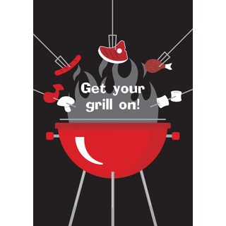 'Get Your Grill On' Flag - Bed Bath & Beyond - 13050821