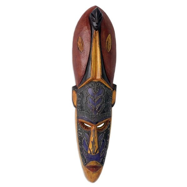Sese Wood 'Be Victorious' African Wall Mask - Bed Bath & Beyond - 13083511