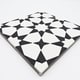 Handmade Medina 8''x8'' in White and Black Tile, Pack of 12 (Morocco ...