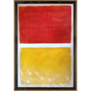 Mark Rothko 'Untitled, 1952' Hand Painted Framed Oil Reproduction on ...