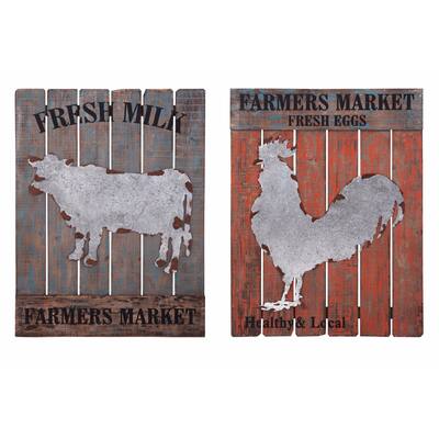 Farm Fresh Wall Decor - Ast 2 - Overstock - 13140305