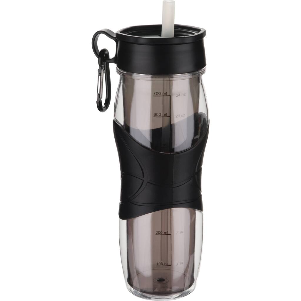 Trudeau 0871135 24 Oz Black Cool Off Hydration Bottle - Overstock ...