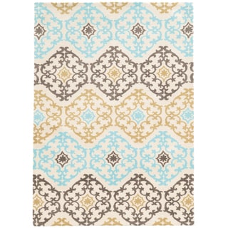 Tufted GEO 01 GREY/YELLOW Polyester Rug - Bed Bath & Beyond - 13177875