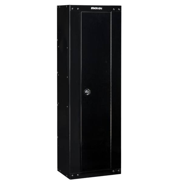 Stack-On Pistol and Ammo Black 3-shelf Ready-to-assemble Cabinet - Bed ...
